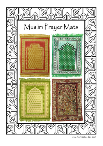 Guide and craft activity on Muslim, Islamic prayer mats Ramadan Eid ...