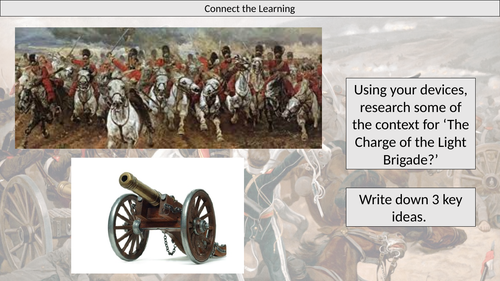 Charge of the Light Brigade | Teaching Resources