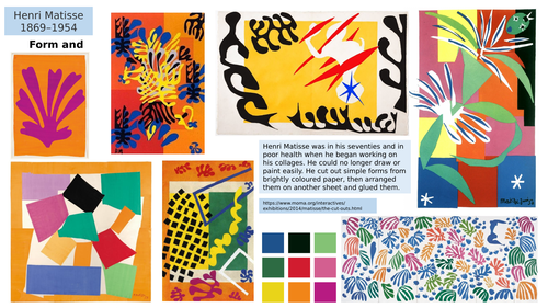 Art Formal Elements Henri Matisse | Teaching Resources
