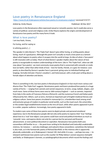 Unseen poetry and prose through the ages A- Level | Teaching Resources