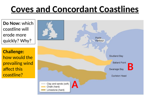 Coves & Concordant Coastlines - Geography | Teaching Resources