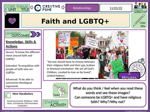 Faith and LGBTQ+ | Teaching Resources