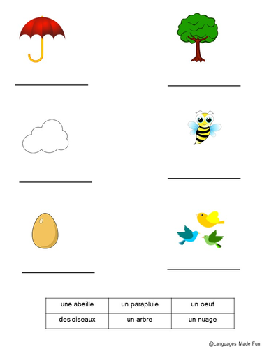 Le Printemps - French Spring Activities | Teaching Resources