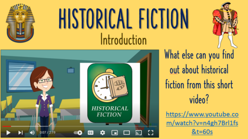 Historical Fiction Writing (Ancient Egypt Focus) - Lessons 1 and 2 ...