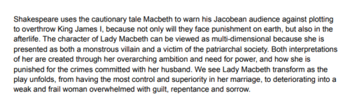 Macbeth - Lady Macbeth essay | Teaching Resources