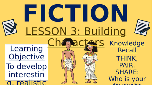 Historical Fiction Writing (Ancient Egypt Focus) Lessons 3 and 4 ...