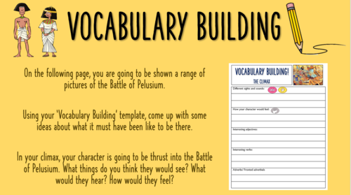 Writing Historical Fiction (Ancient Egypt Focus) Lessons 5 and 6 ...