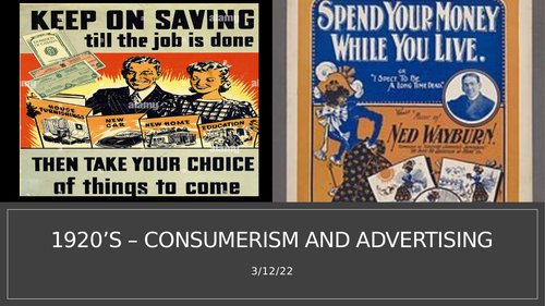 1920S Consumerism , How the world embraced consumerism – WXSPZZ