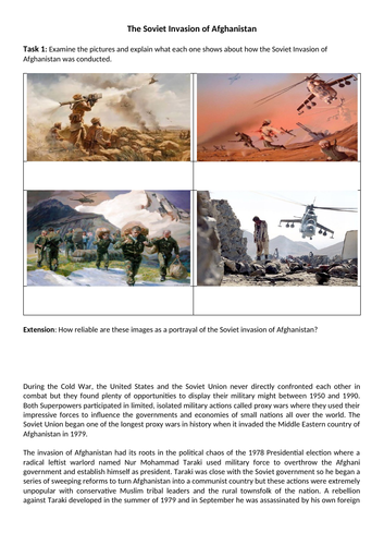 IBDP History: Soviet Invasion of Afghanistan | Teaching Resources