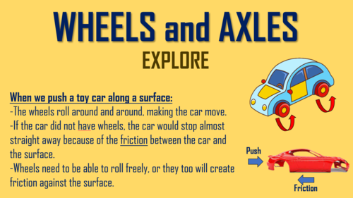 DT Mechanisms - Wheels and Axles - Researching! | Teaching Resources