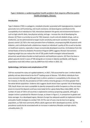 University scientific essay example | Teaching Resources