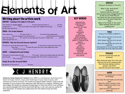 Elements of Art Full Scheme of work | Teaching Resources
