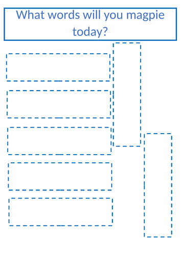 T4W Magpie Words display pack | Teaching Resources