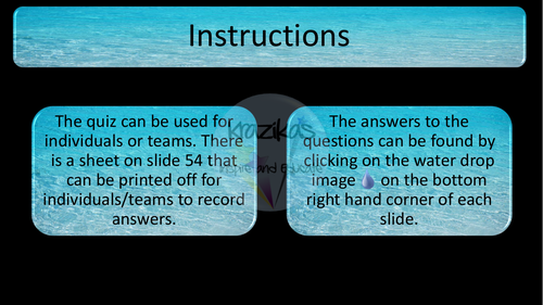 World Water Day Quiz | Teaching Resources