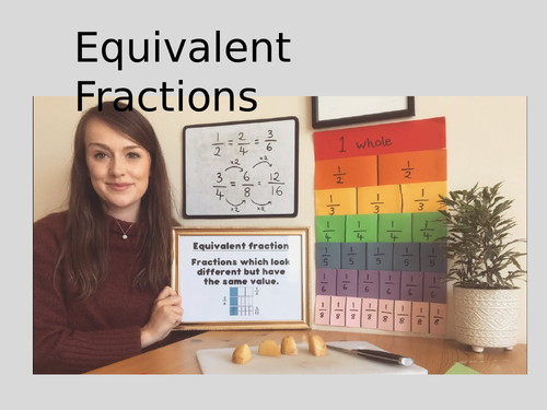 Equivalent Fractions PowerPoint and resources | Teaching Resources