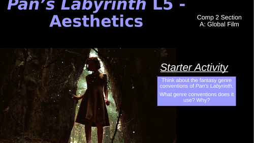 Pan's Labyrinth A Level Film Studies | Teaching Resources