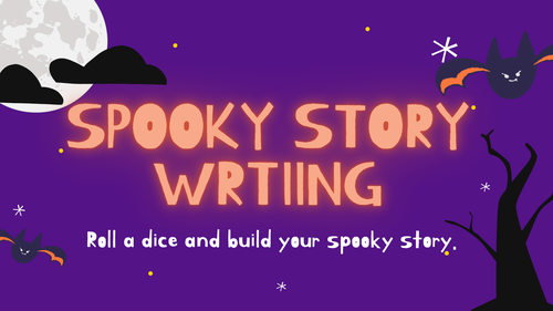 Spooky Story Writing - Roll a Story | Teaching Resources