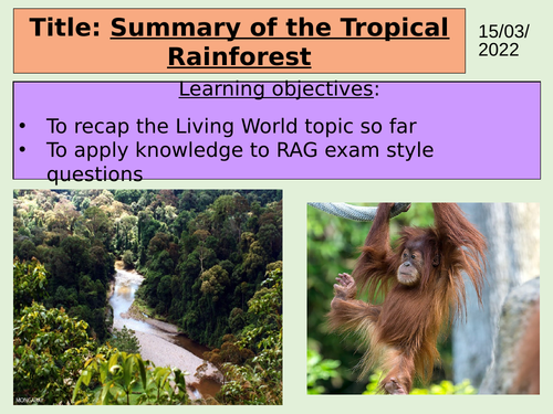 AQA GCSE Geography 9-1: The Living World | Teaching Resources