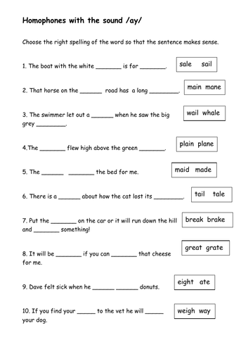 Phonic story/resources - ay ai a_e | Teaching Resources