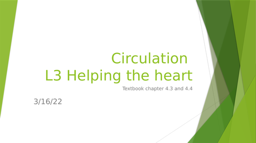 Helping the heart | Teaching Resources