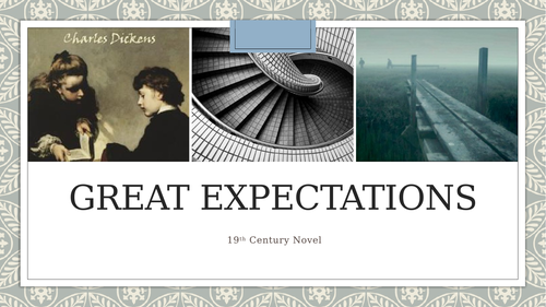 Great Expectations Power Point to accompany first reading of the novel ...