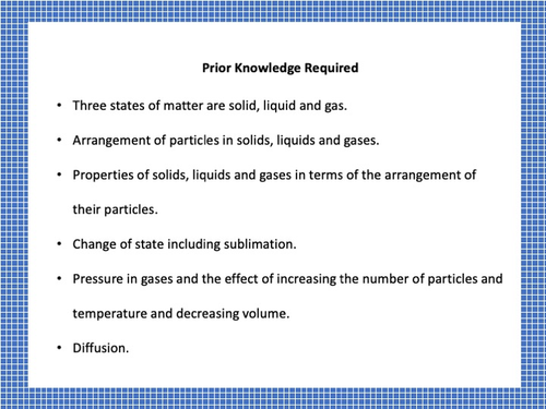 Kinetic Theory of Matter - States of Matter and Change of State ...