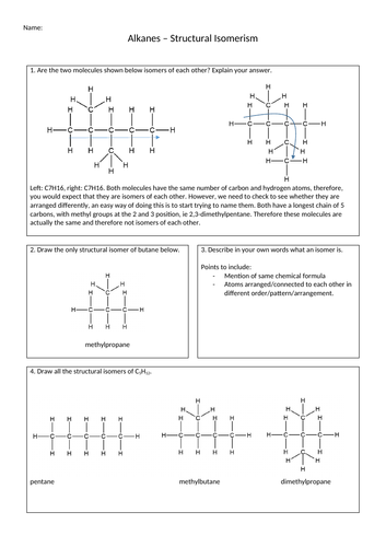 IUPAC Naming (Nomenclature) for Alkanes | Teaching Resources IUPAC Naming (Nomenclature) for Alkanes | Teaching Resources