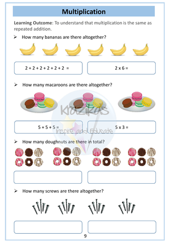 Multiplication - Functional Skills Maths - Entry Level 2 | Teaching ...