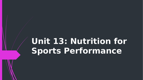 BTEC Level 3 Sports Nutrition Bundle | Teaching Resources