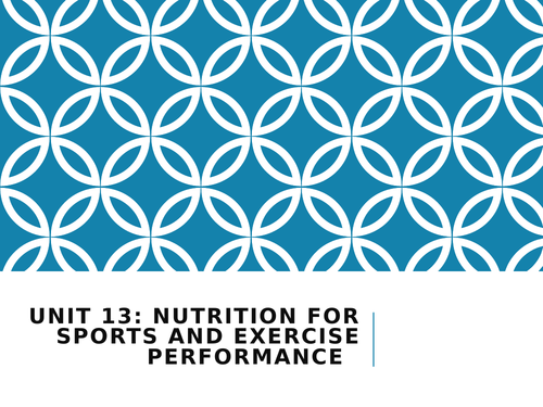 BTEC Level 3 Sports Nutrition Bundle | Teaching Resources