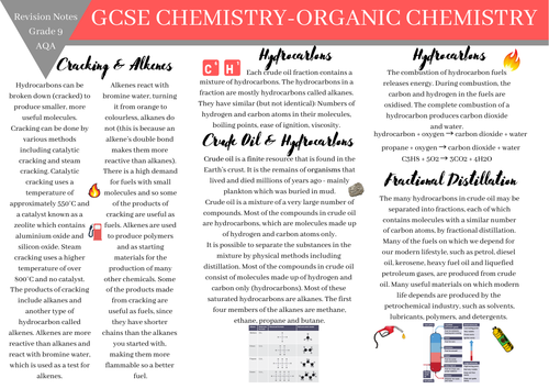 GCSE CHEMISTRY COMBINED SCIENCE AQA PAPER 2 REVISION NOTES | Teaching ...