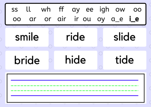 Phonics Writing Mat | Teaching Resources