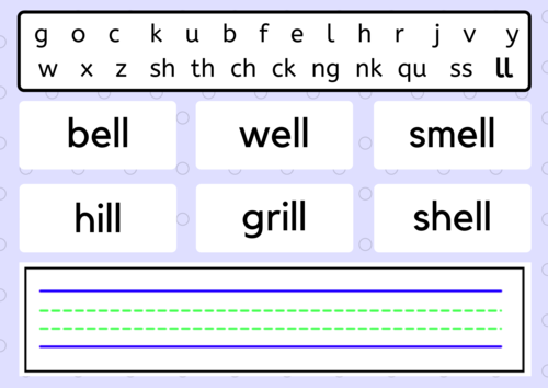 Phonics Writing Mat | Teaching Resources