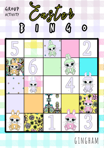 EASTER | Starter Task | Bunny Bingo Game & prize toppers | Teaching ...