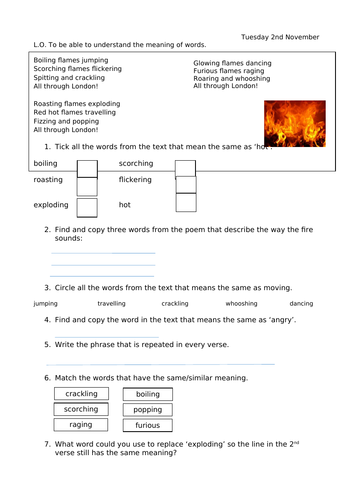 Year 2 Poetry | Teaching Resources