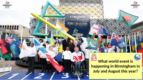 Commonwealth Games Birmingham 2022 Assembly, Tutor Time, PSHE ...