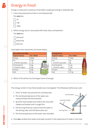 BTEC Level 1/2 Home Cooking Skills - Factors affecting food choice SOW ...