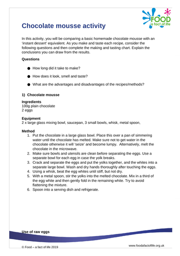 BTEC Level 1/2 Home Cooking Skills - 12 week SOW | Teaching Resources