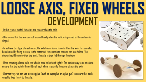 DT Mechanisms - Wheels and Axles - Making! | Teaching Resources