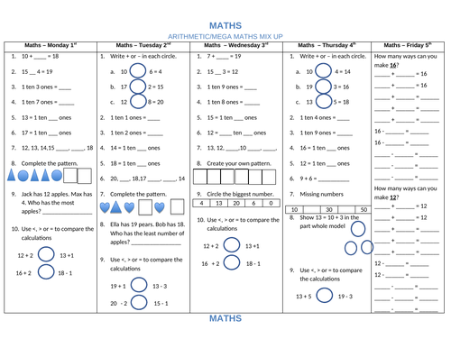 Year 1 Maths Starter | Teaching Resources