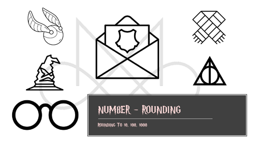 Harry Potter Themed Booklet - NUMBER - Rounding to 10 100 1000 ...