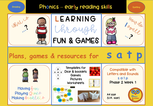 Phonics Fun Games for SATP - Letters & Sounds | Teaching Resources