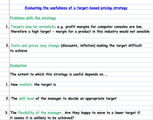 Marketing Mix - Price | Teaching Resources