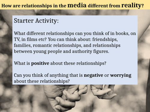 RSE- Healthy Relationships Y7 6 lesson scheme | Teaching Resources