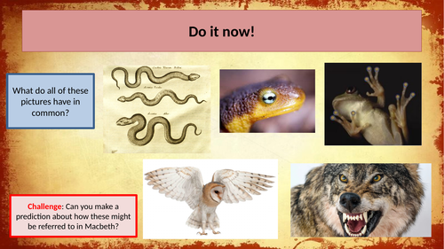 KS3 Macbeth - The Witches' Spell | Teaching Resources