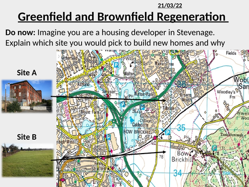 Greenfield & Brownfield Sites - Geography | Teaching Resources