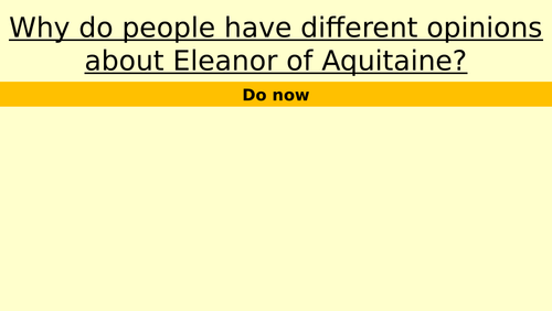 Eleanor of Aquitaine | Teaching Resources