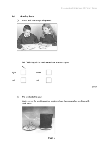 Photosynthesis Unit Science Biology Powerpoints Planning worksheets ...