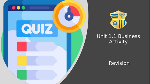 Unit 1 Revision Lesson - Business Activity - IGCSE Business Studies ...