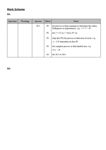 GCSE Maths Revision - 4-5 Marks questions Foundation | Teaching Resources